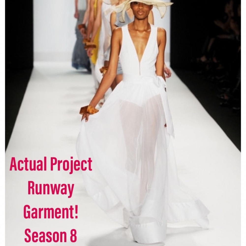 Rare Ivy Higa Project Runway S.8 Finale Swim/Cover - Gem